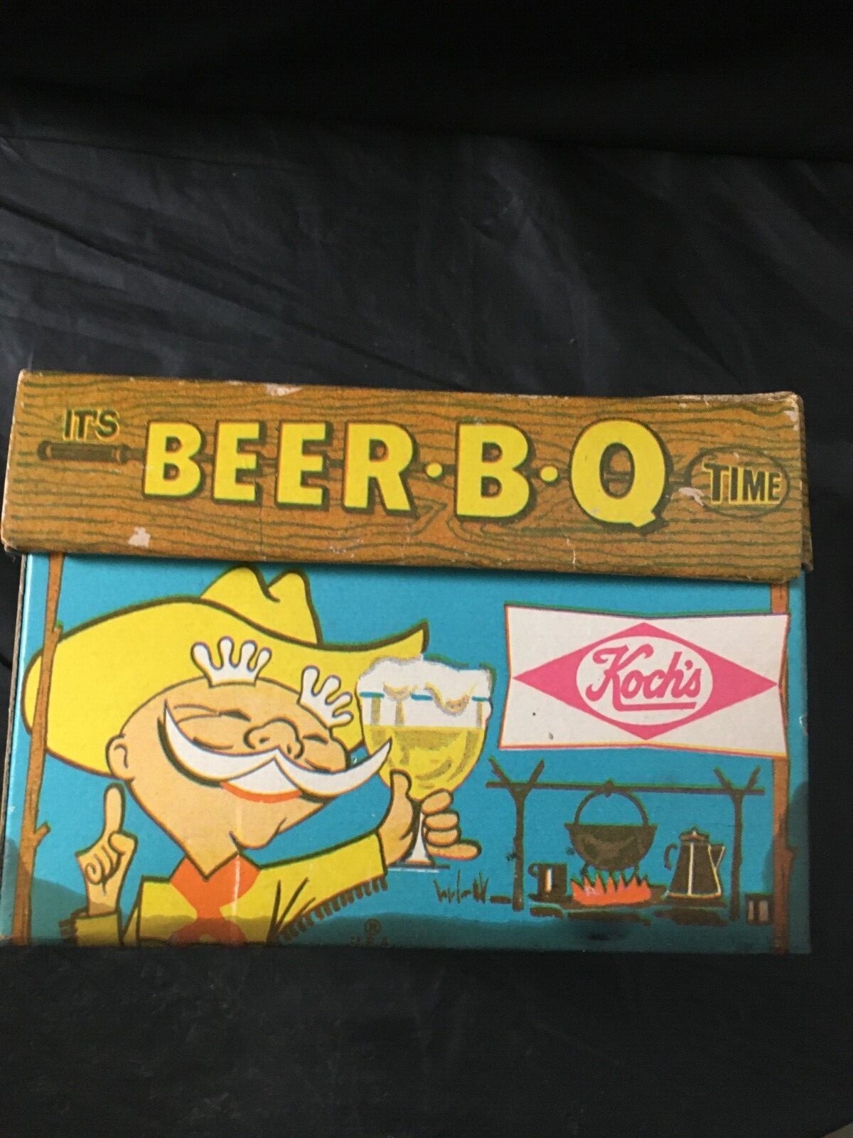Beer-B-Q Recipe Box and Cards, Fred Koch Brewery, Dunkirk, NY | eBay