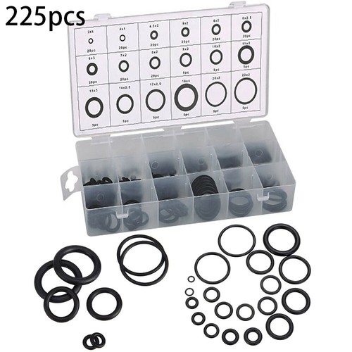 Kit d'assortiment pratique 225 pièces joint torique de joints toriques ...