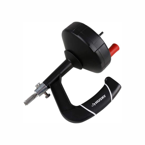 Husky 1/4 in. x 25 ft. Power Drum Auger Clears Drain Clogs Quickly ...