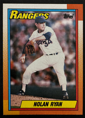 1990 Topps - #1 Nolan Ryan Mulitple Error Card Donut ring, Offset ...