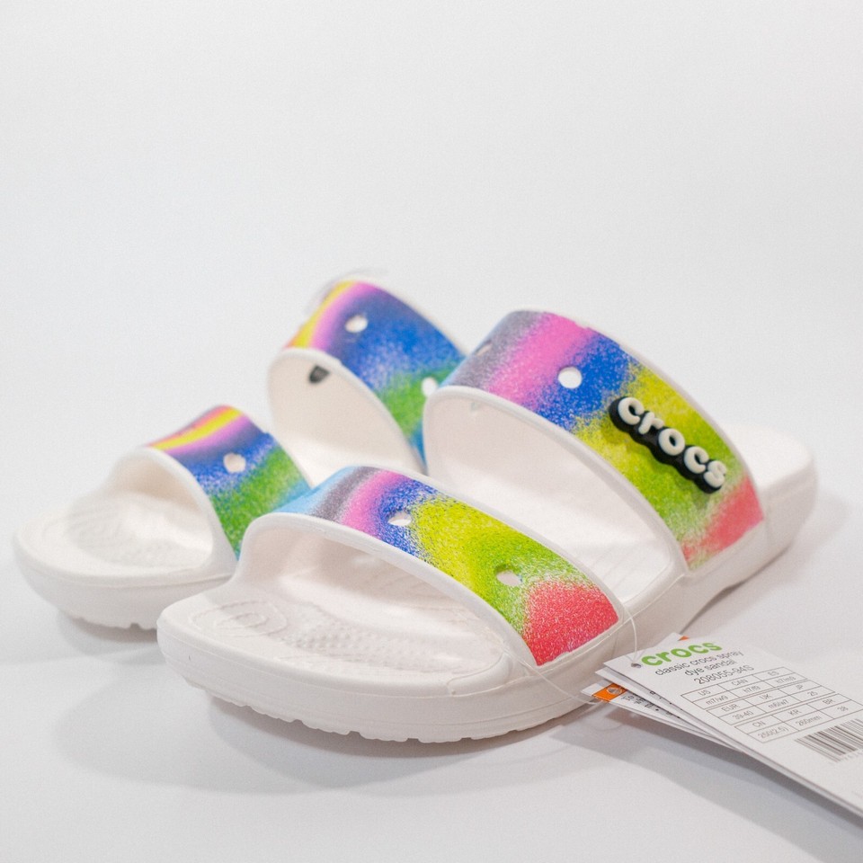 Crocs Classic Spray Dye Sandal 208055-94S M7 W9 | eBay
