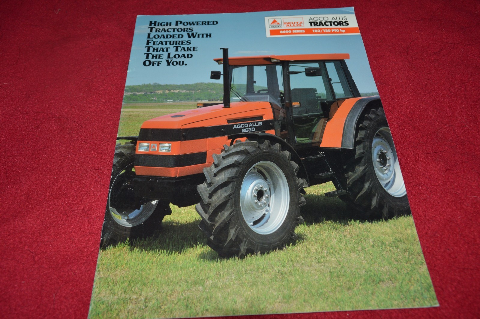 Agco Allis Chalmers 8610 8630 Tractor Dealer's Brochure YABE16 | eBay