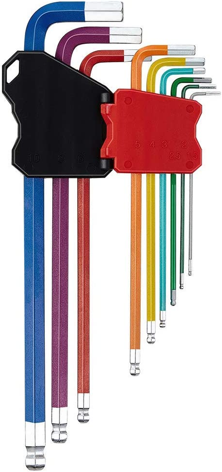 18-Piece Long Allen Wrenches Sets, Metric and Standard Allen Key Set ...