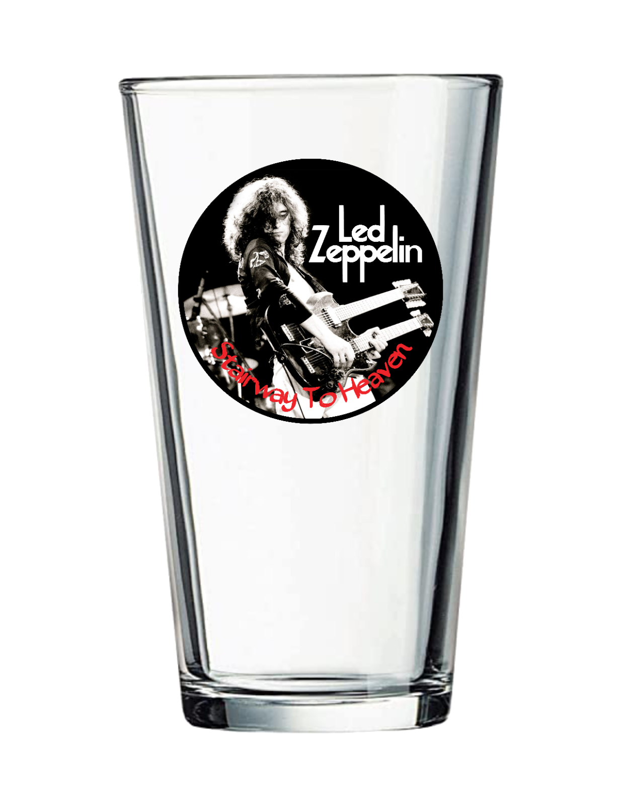 Led Zeppelin - Stairway To Heaven - Rock and Roll 16 oz Pub Pint Beer ...