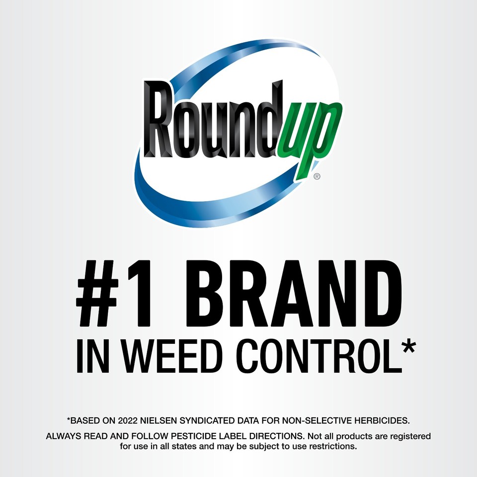 Roundup Poison Ivy Plus Tough Brush Killer2 with Comfort Wand, 1 gal ...