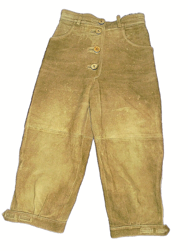 Vintage Lederhose 36 38 S Alt Salzburg Mode Landhaus Damen Wildleder ...