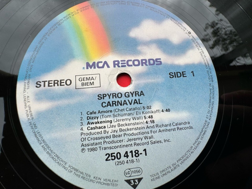 Spyro Gyra – Carnaval LP 1980 Vinyl, Jazz-Funk, Jazz Fushion, Lovely ...