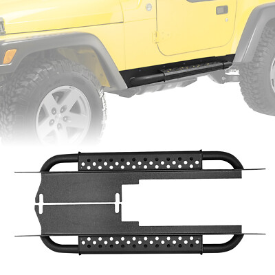 For 1997-06 Jeep Wrangler TJ Side Step Armor Rock Slider Running Board ...