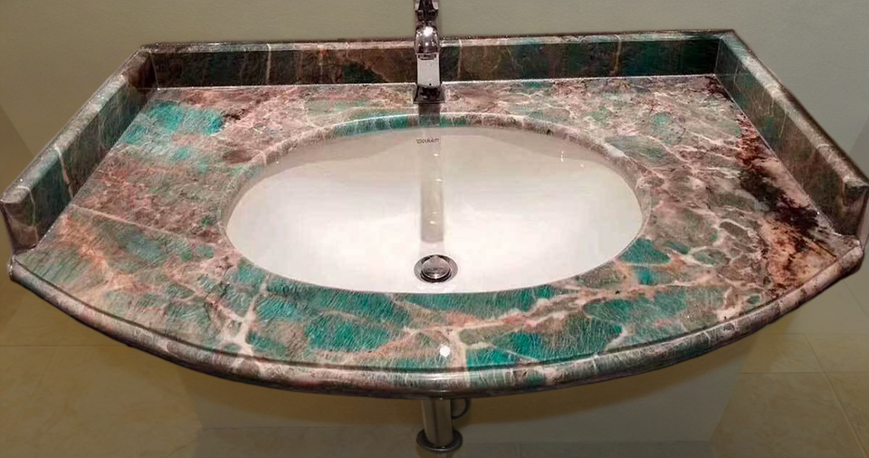 Amazonite quartz Bathroom countertops/quartz Kitchen Countertops island ...