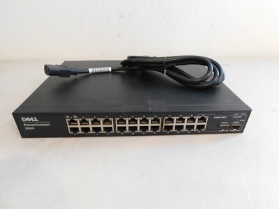 Dell PowerConnect 2824 24-Port Gigabit Managed Ethernet Switch 1U | eBay