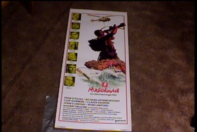 ROSEBUD 1975 INSERT 14X36 MOVIE POSTER PETER OTOOLE | eBay