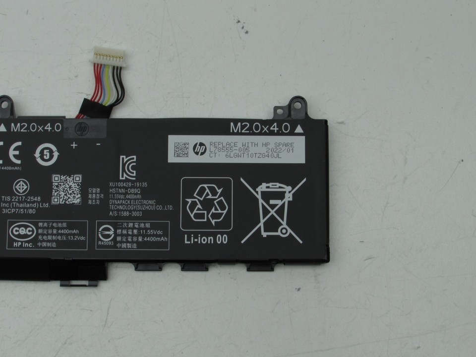 HP EliteBook 840 G8 14" Genuine Battery 11.55V 53Wh 4400mAh CC03XL ...