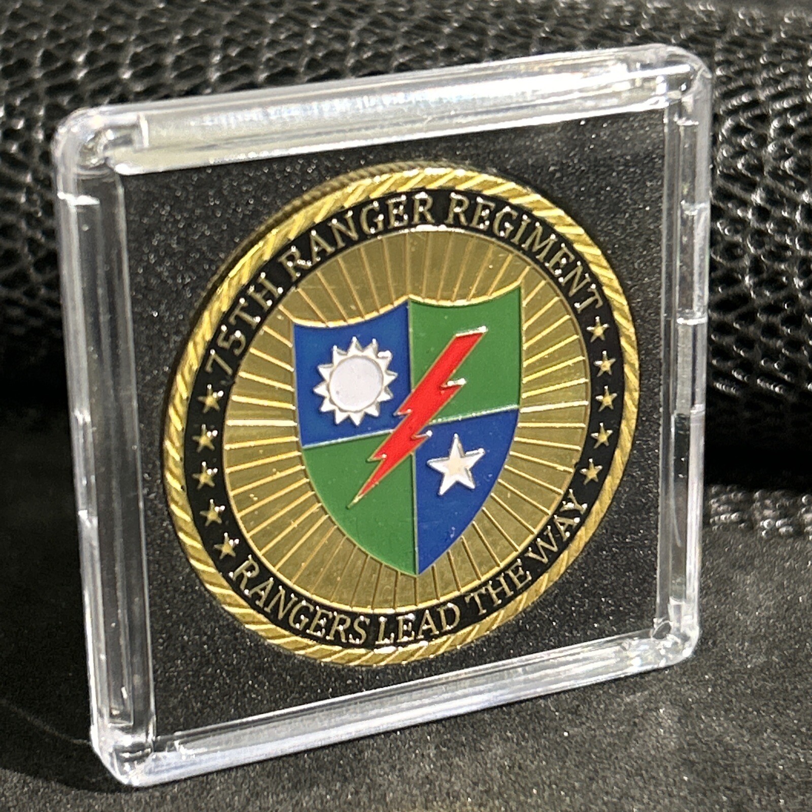 UNITED STATES ARMY 75TH Ranger Regiment Special Ops Challenge Coin WITH ...