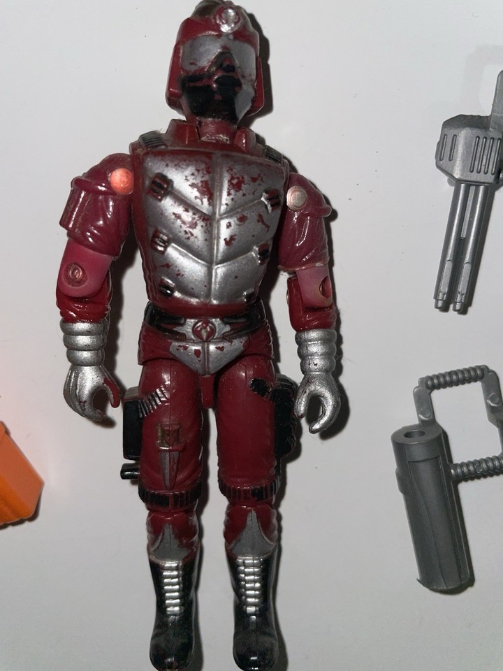 2000 FUNSKOOL GI JOE COBRA CRIMSON GUARD IMMORTAL v1 FIGURE 100% ...