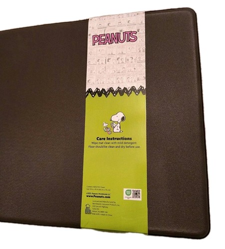 PEANUTS Snoopy Anti-Fatigue SPRINGTIME EASTER Kitchen Mat 18” X 30” NEW ...