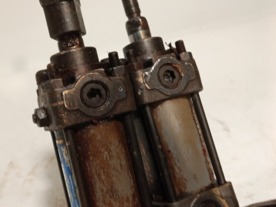 Miller Fluid Power Dual Pneumatic Air Cylinder P125 1.5 Bore 1 Stroke ...