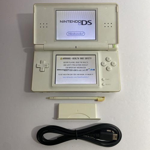 Nintendo DS Lite Console with Charger - Polar White - Tested Works ...