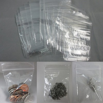 500 Baggies W 2"X3" H Small Reclosable Seal Clear Plastic Poly Bag 2 ...