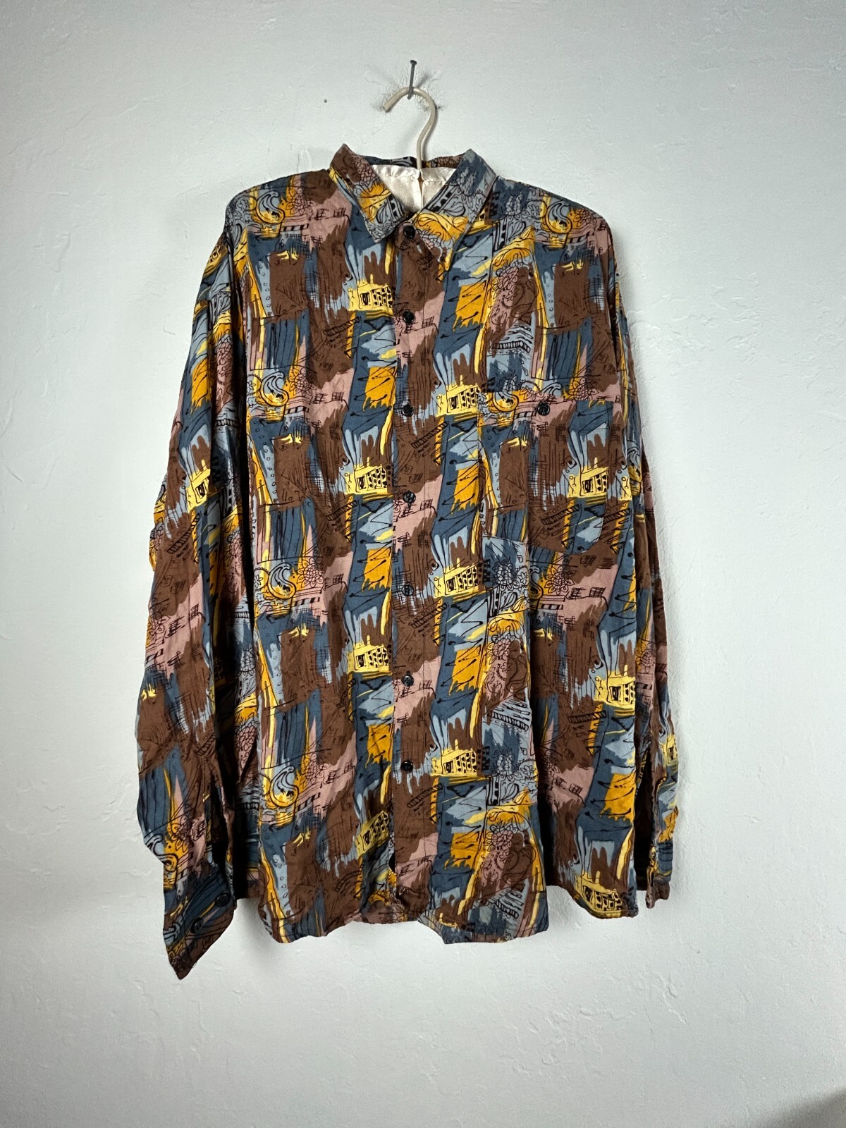 Vintage Trutus Biancarra by Monobaik Mens Abstract Pa… - Gem