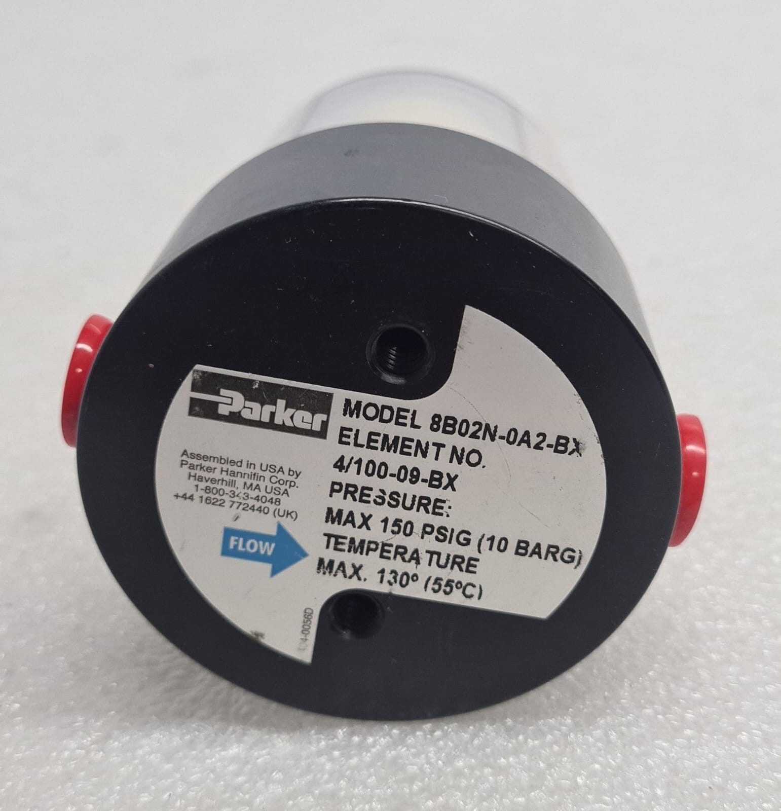 Parker Compressed Air Filter 8B02N-0A2-BX ELEMENT 4/100-09-BX | eBay