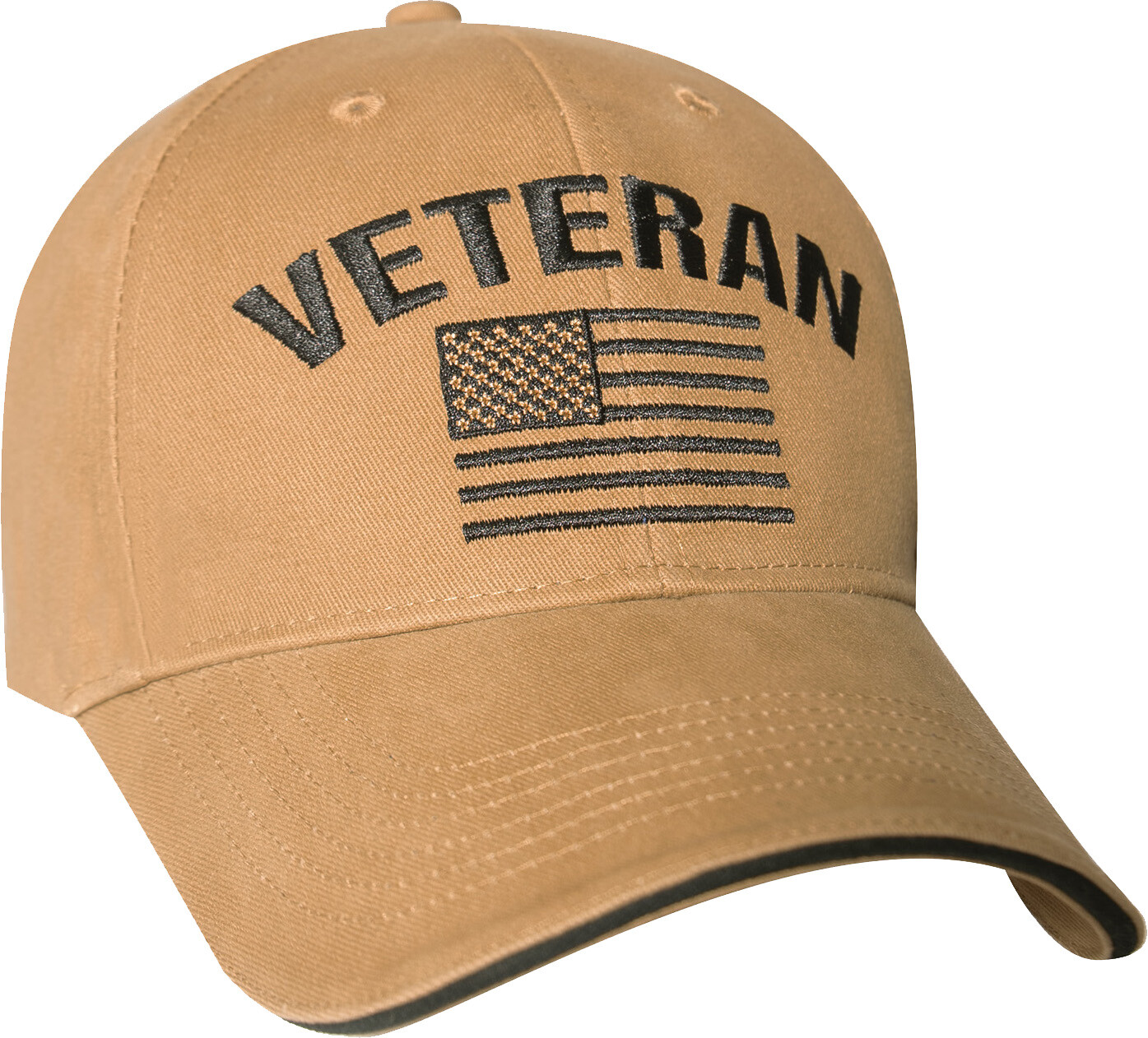 US Veteran Low Profile Army Military USA Flag Vet Hat Baseball Dad Cap ...