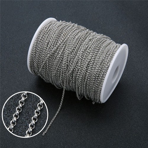 Stainless Steel Rolo Link Chains DIY Necklace Necklace Jewelry 2mm 2 ...