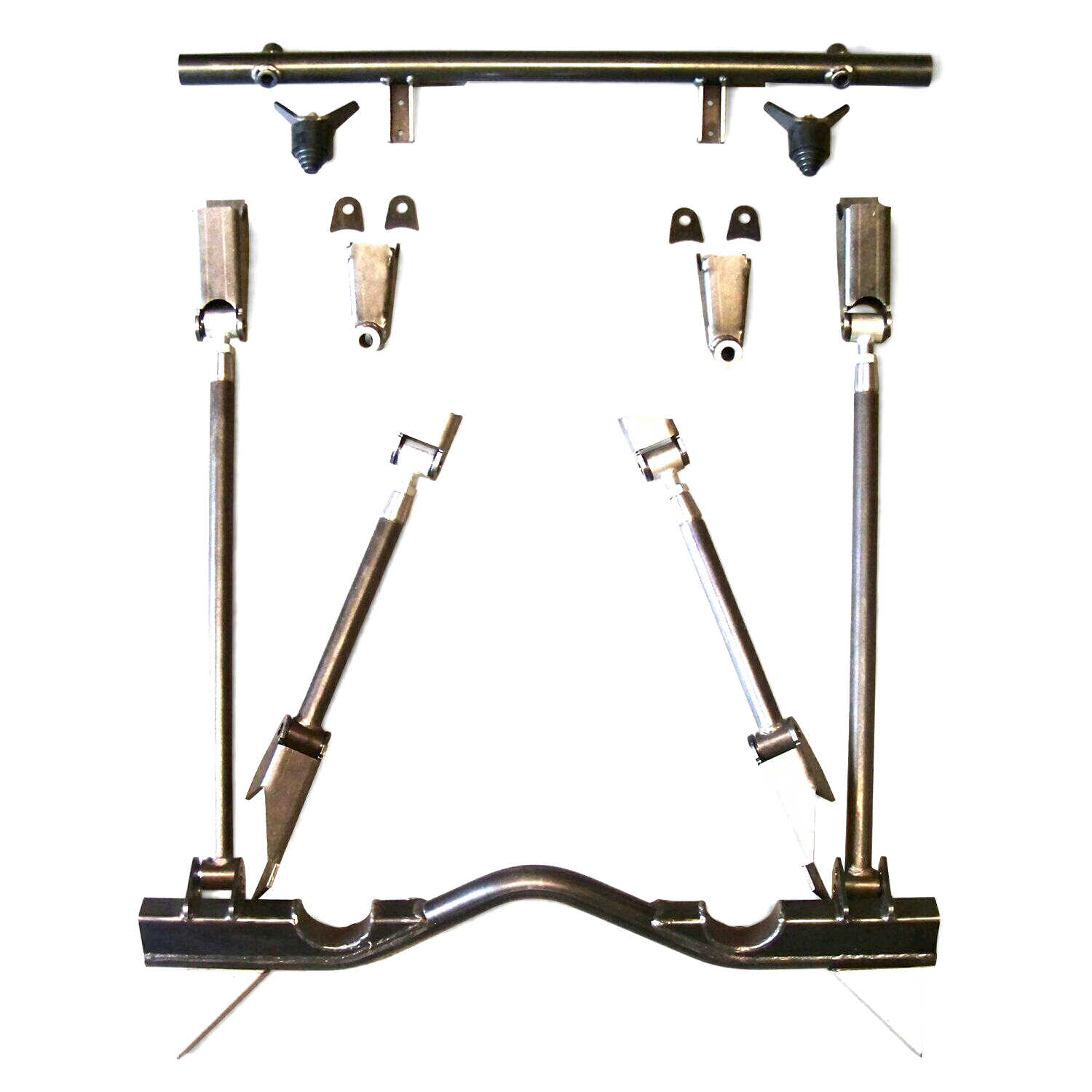 1955 1956 1957 Chevy Tri-Five Triangulated Triangular Rear 4-Link Kit ...