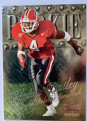 1999 Metal Universe CHAMP BAILEY Rookie Card #211 - Precious Metal Gold ...