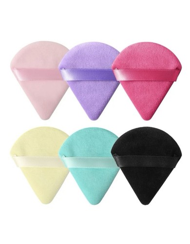6 PCS Makeup Puff Set Triangle Foundation Powder Puff For Face Assorted ...