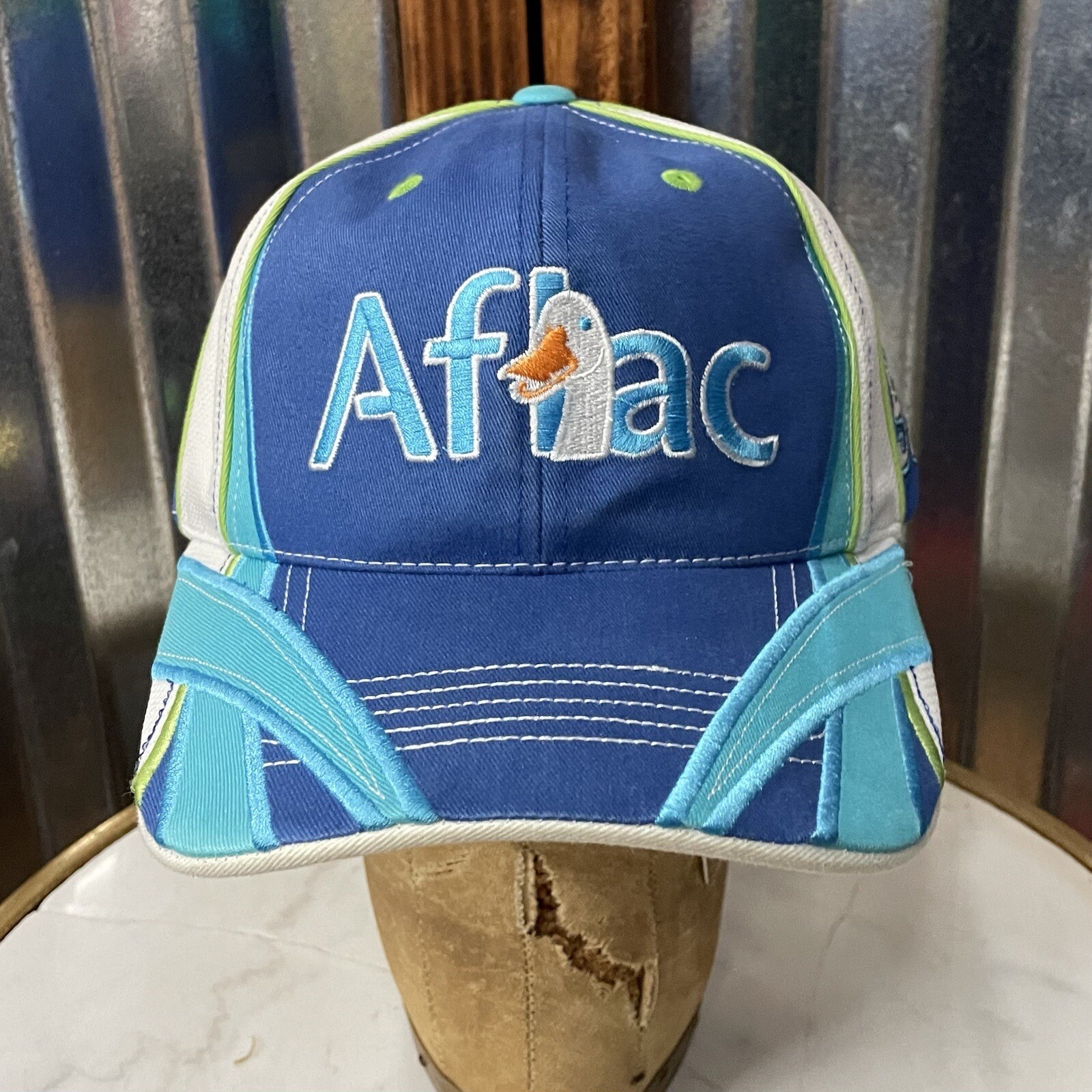 AFLAC ~ Carl Edwards #99 ~ Roush Fenway Racing ~ Adjustable NASCAR Hat ...