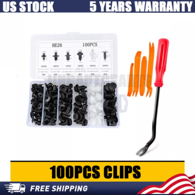105PCS For Dodge Bumper Fender Liner Push Type Retainer Clips Fixing ...