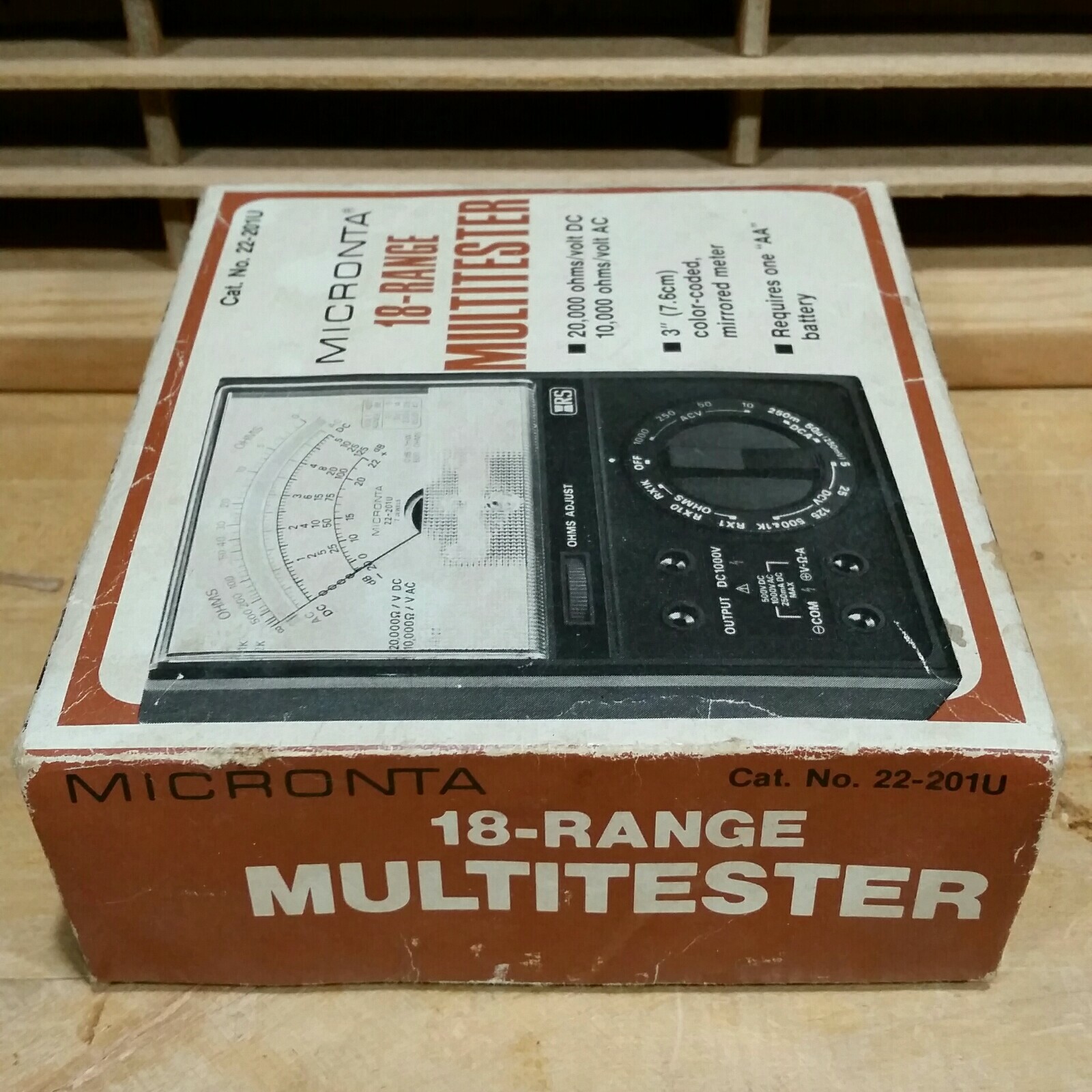 Micronta 18-Range Multitester Cat. No. 22-201U 20,000 OHMS/Volt DC | eBay