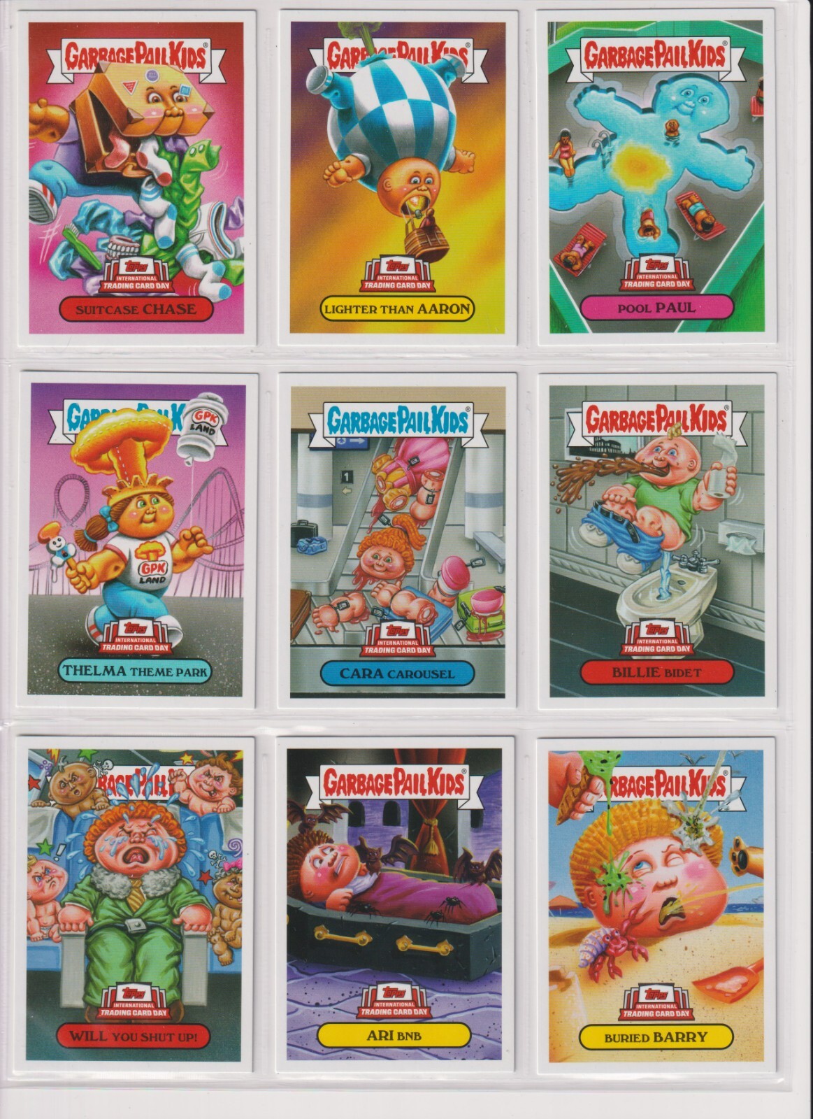 2023 Topps NBCD International Trading Card GPK Garbage Pail Kids You ...