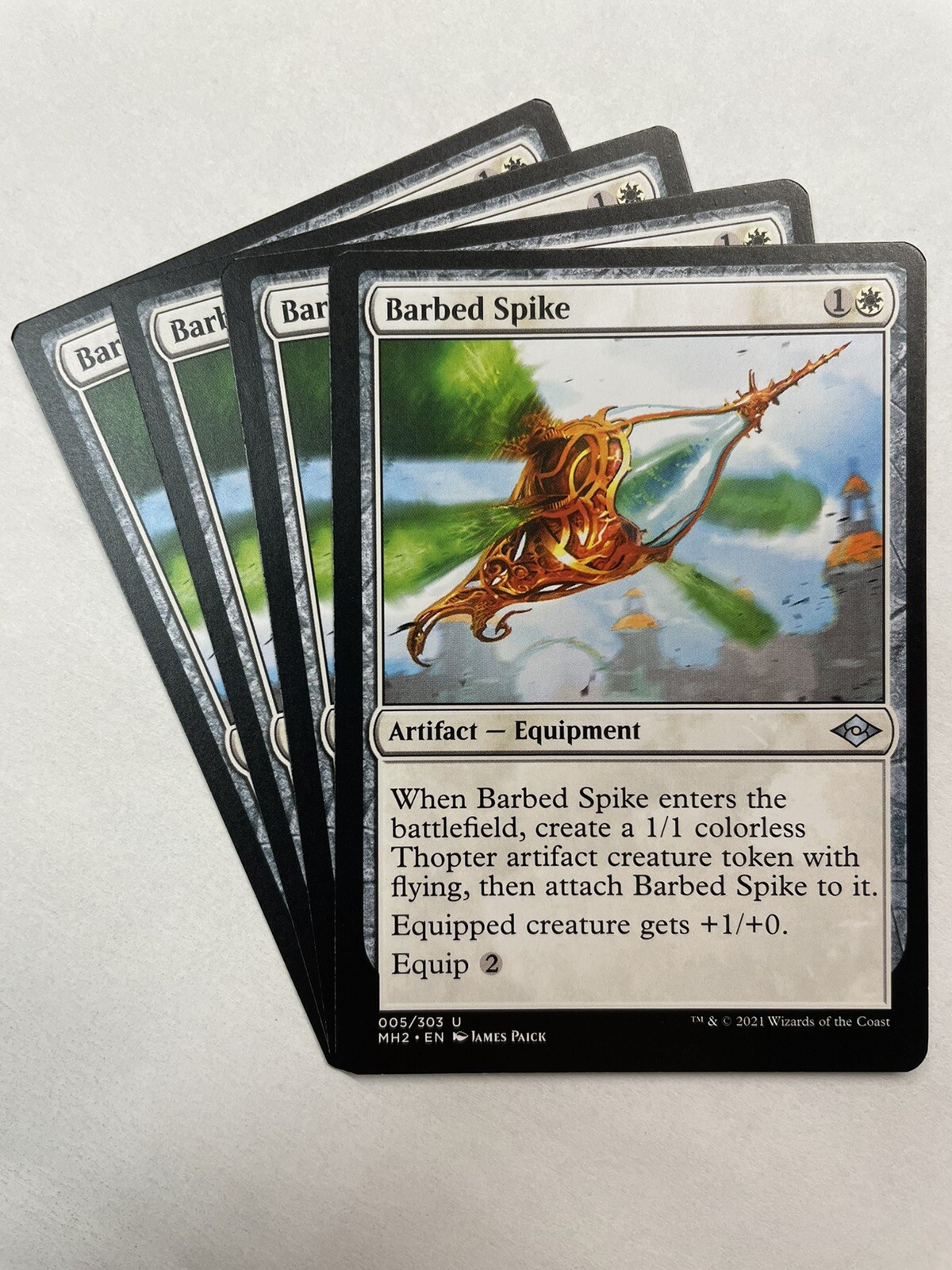 4x Barbed Spike - NM/M - Modern Horizons 2 MTG Magic the Gathering | eBay
