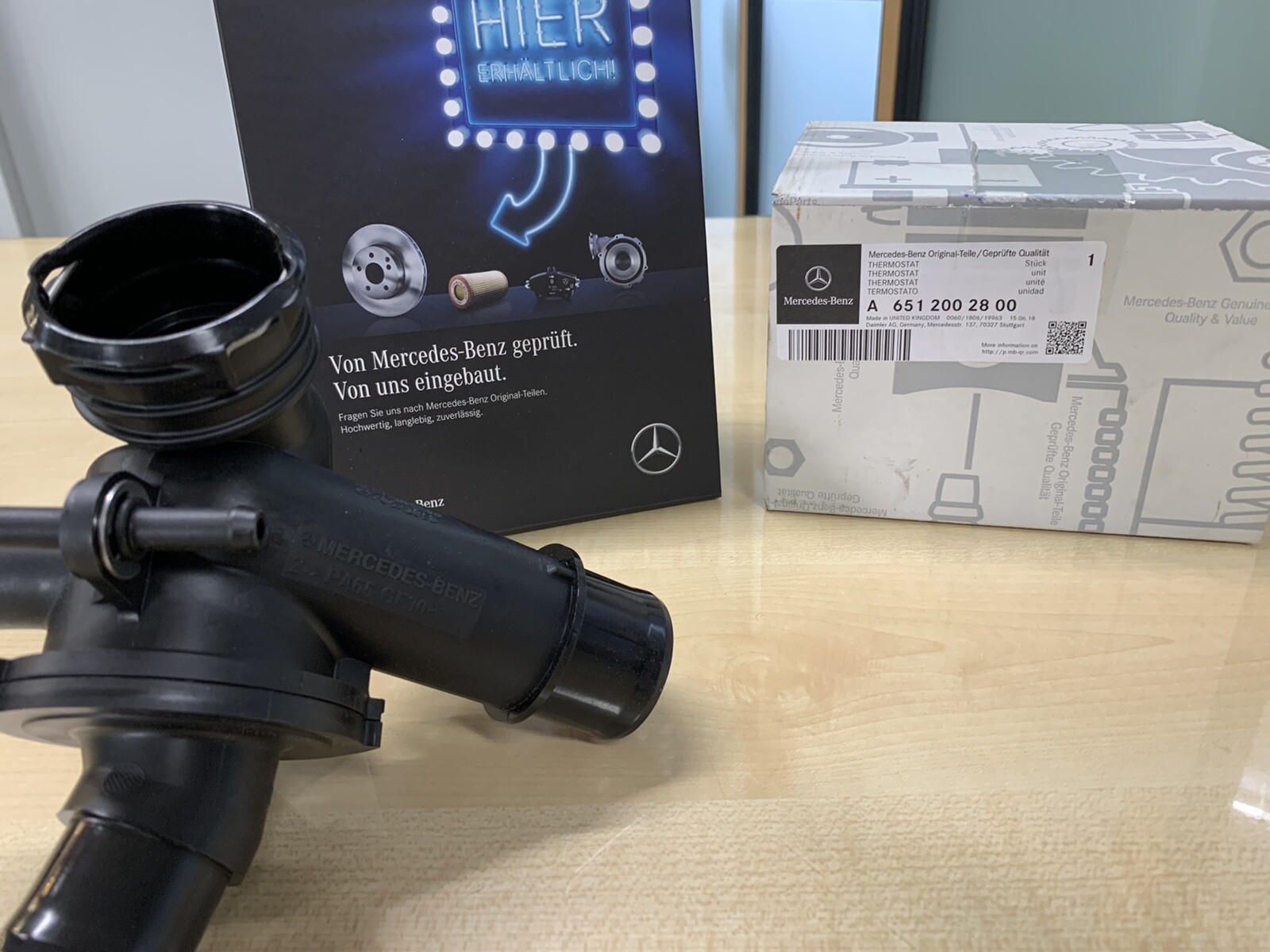 Original Mercedes Benz Thermostat Kühlwasser OM651 CDI W204 W212 ...