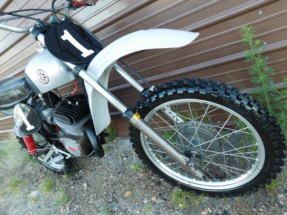 '72 CZ 360 WORKS 'CONCEPT' Jiri Stodulka Vintage MX MotoCross Marzocchi ...