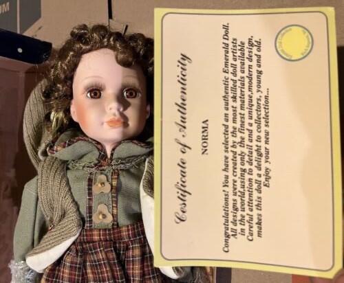 Emerald Porcelain Doll Collection "Norma" #16058 | eBay