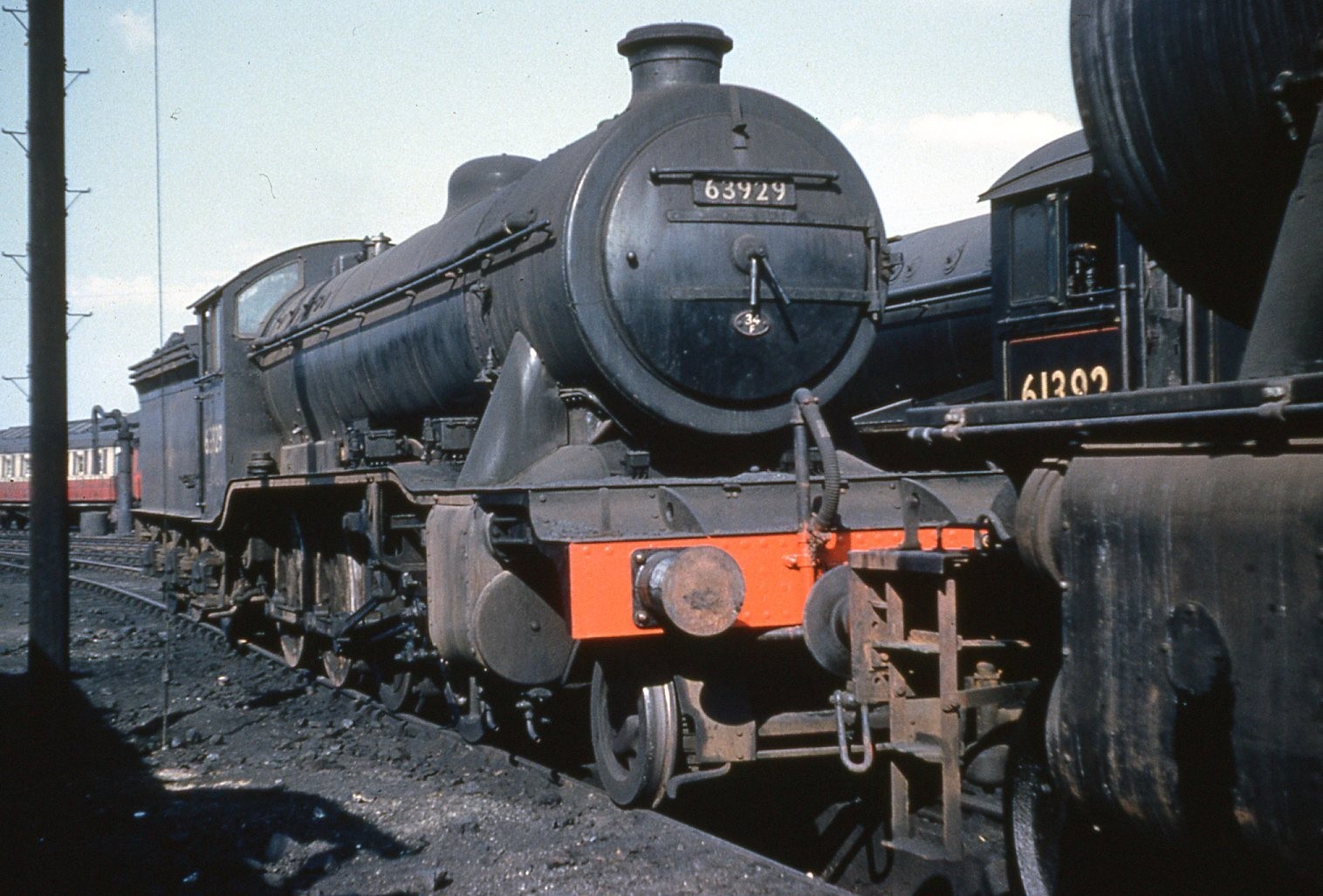 Colour Rail slide, BRE1020, former GNR O2, 63929, Grantham shed | eBay UK