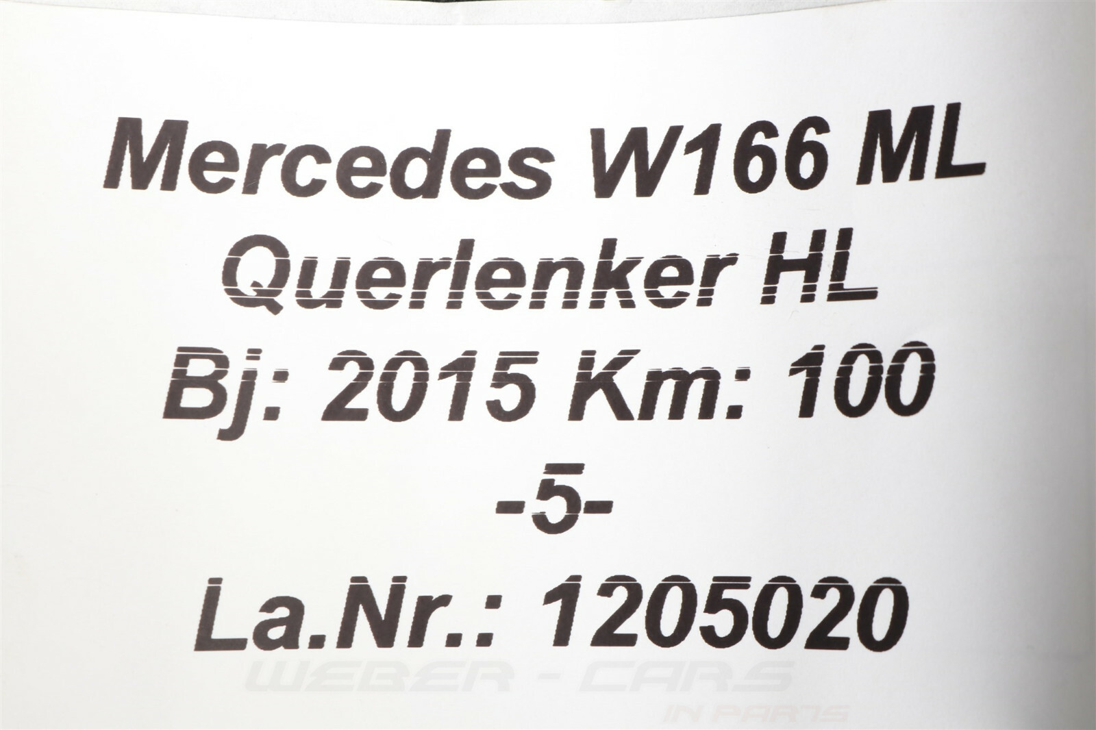A1663500306 Mercedes ML W166 GLE Coupe W292 500 63 AMG Zugstrebe hinten ...