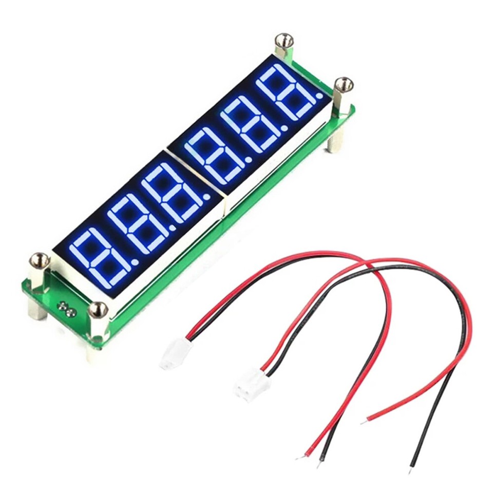 0.1MHz~65MHz RF Signal Frequency Counter 6 Digit LED Cymometer PLJ-6LED ...