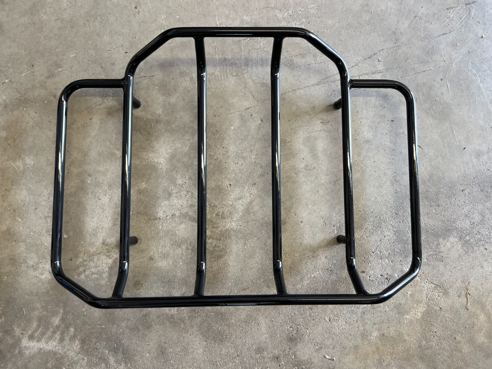 Black Luggage Rack for Harley Davidson Touring Model Tour Paks | eBay