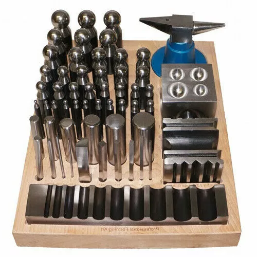 PROFESSIONAL FORMING KIT 56PCs SET FOR JEWELLERY MAKING TOOLS DOMING ...