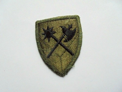 Cool Vintage US Army 194th Armored Brigade Military Crest Cloth Patch ...