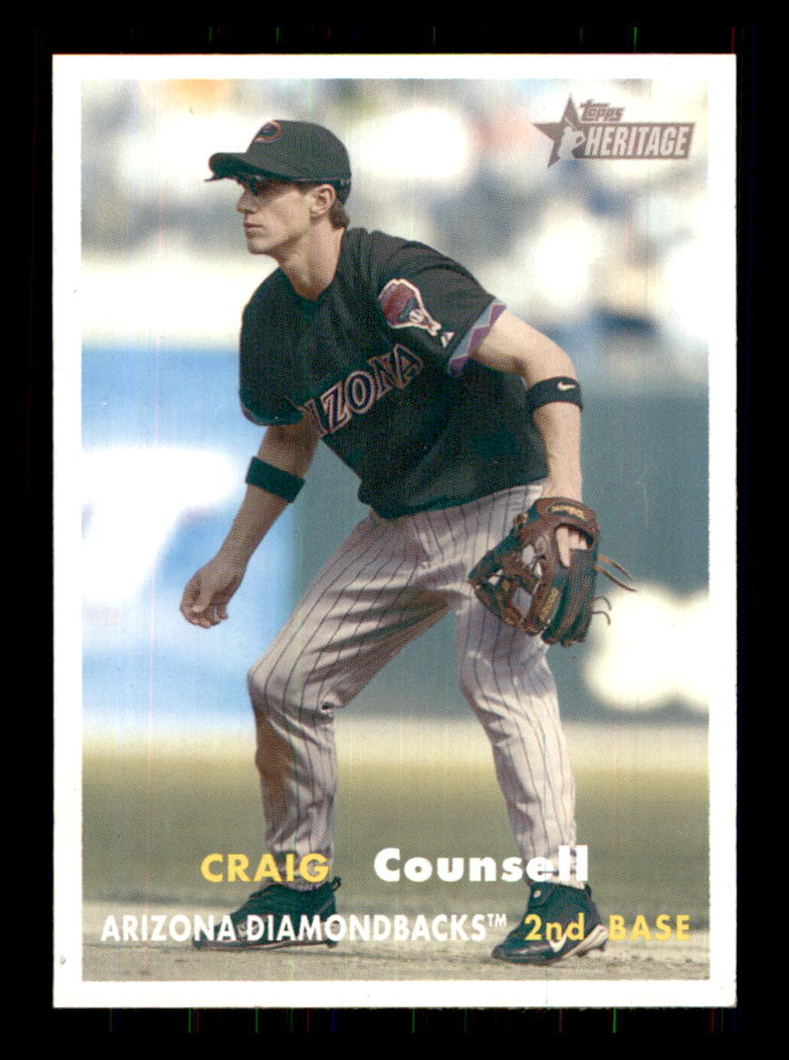 2006 Baseball Topps Heritage Craig Counsell Arizona Diamondbacks #221 ...