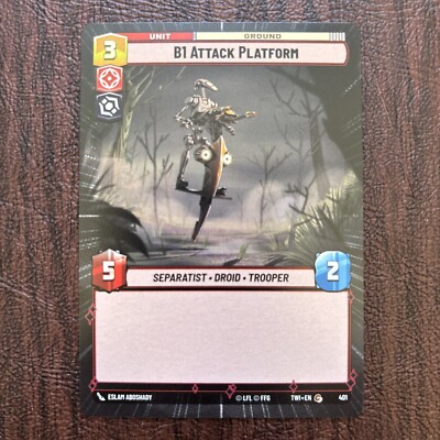 B1 Attack Platform (Hyperspace) - Twilight of the Republic - Star Wars ...