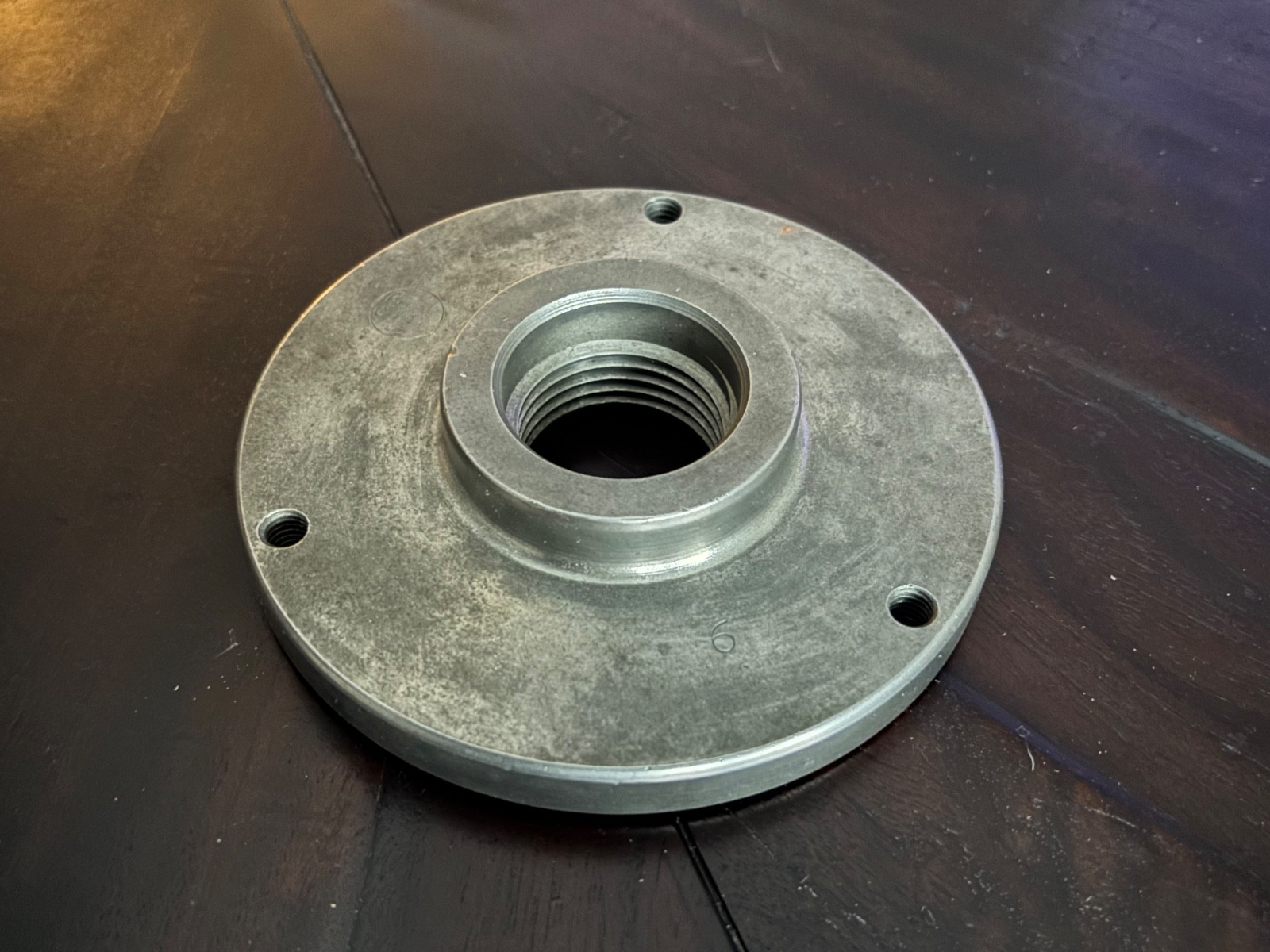 South Bend 9 Lathe 6” Chuck Back Plate 1- 1/2-8 Thread Machinist Tool ...