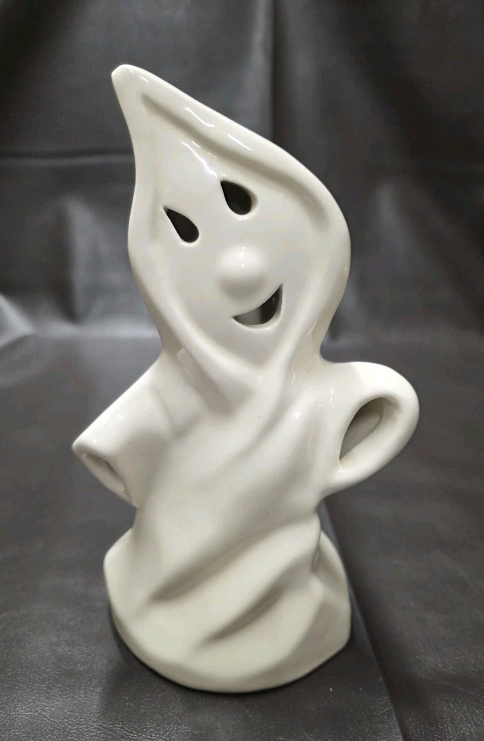 Vintage Halloween Ceramic Ghost Candle Tea Light Holder Figurine | eBay