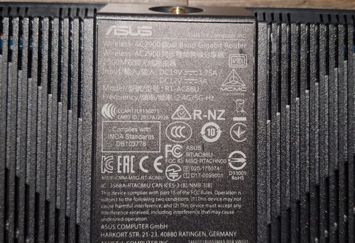 ASUS AC2900 Dual Band Gigabit WiFi Gaming Router - Black (RT-AC86U ...