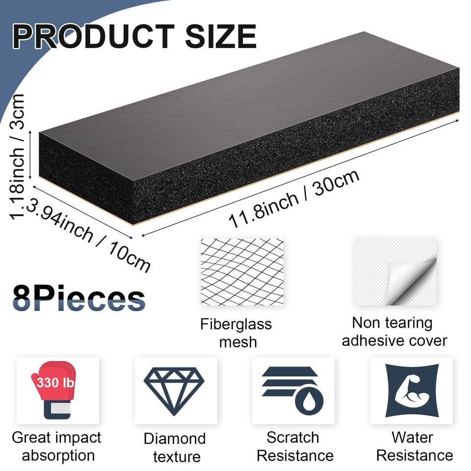 8 Pack Garage Wall Protector, Garage Bumpers for Parking Car Anti ...