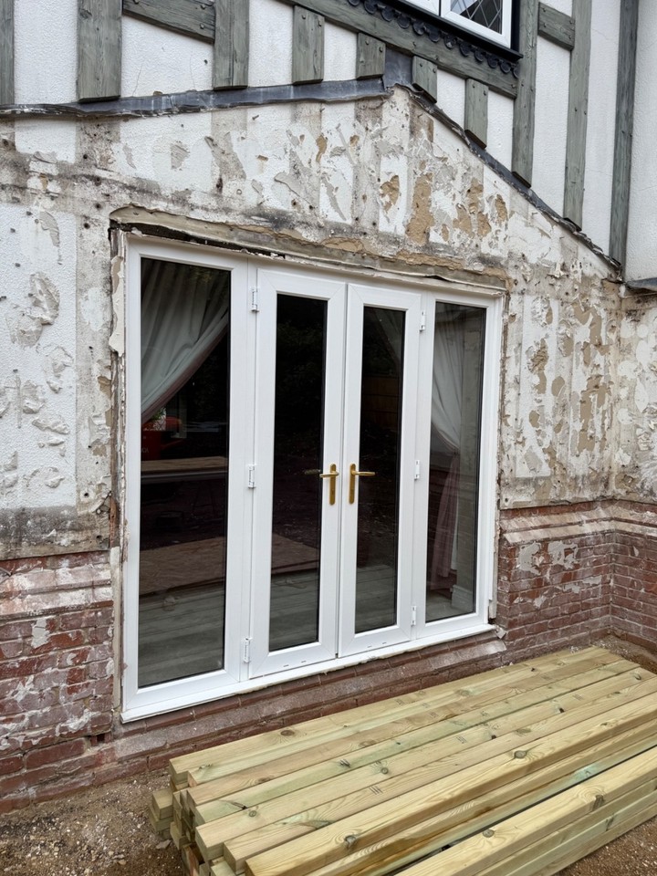 used pvc patio french doors | eBay UK